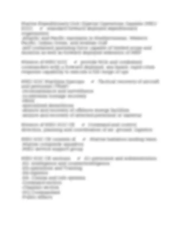 USMC Mission and Organization: FMF Core 103 Study Guide | Exams Public ...