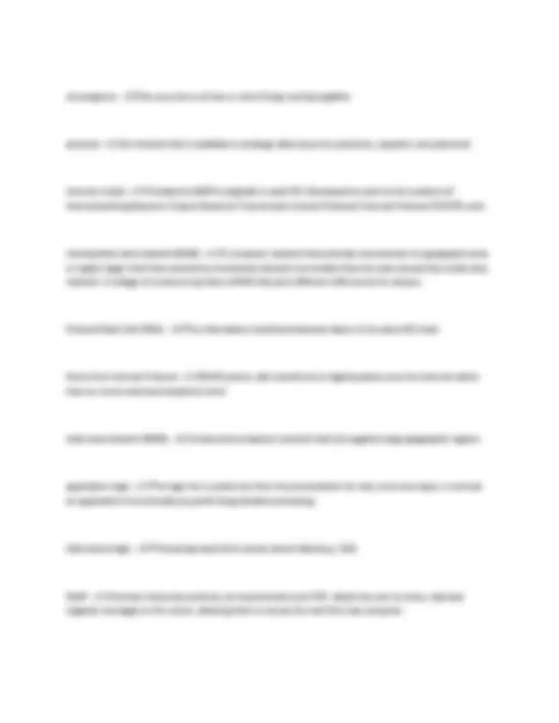 Business Data Communications and Networks Exam with 100% Correct Answers | Verified |Late ...