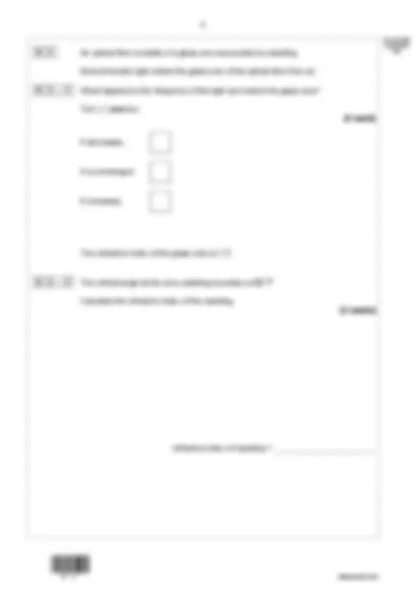 AQA AS Level Physics 2025 Paper 1 | Essays (high school) Physics | Docsity