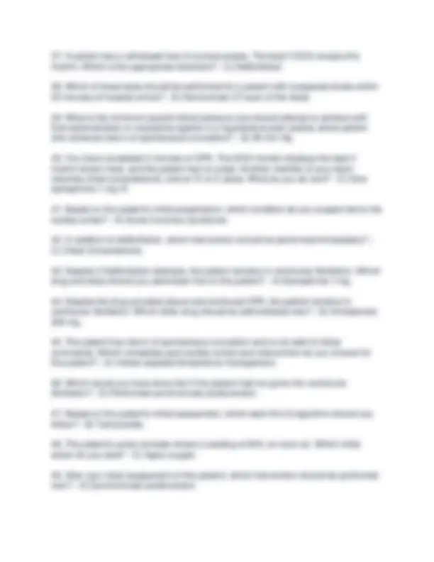 ACLS: FINAL TEST REVISERIGHT STRAIGHT A+ QUESTIONS AND REVISED ANSWERS ...