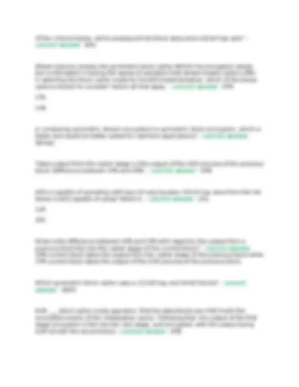 Cryptography Study Guide: Key Concepts and Exam Questions | Exams Science education | Docsity