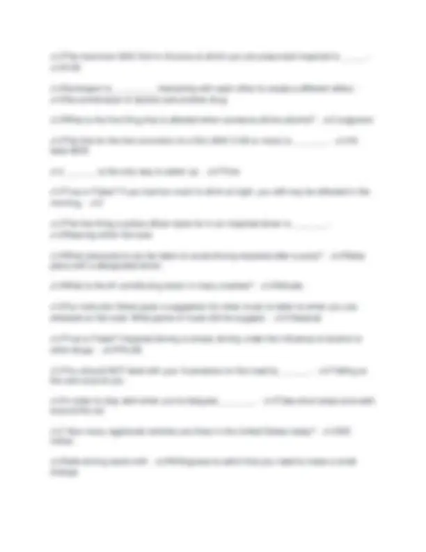 IMPROV TRAFFIC SCHOOL AZ 2025/2026 QUESTIONS WITH ANSWERS GRADED A+ ...