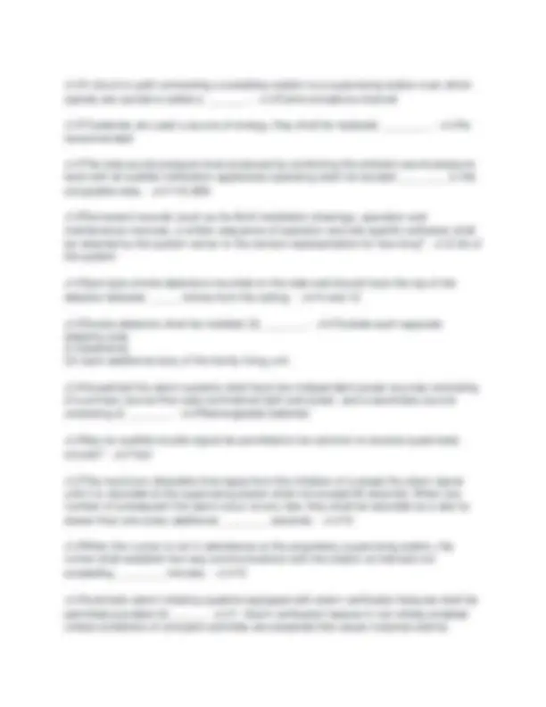 TFM 12 FIRE ALARM TECHNICAL ACTUAL TEST PAPER 2025/2026 QUESTIONS WITH ...