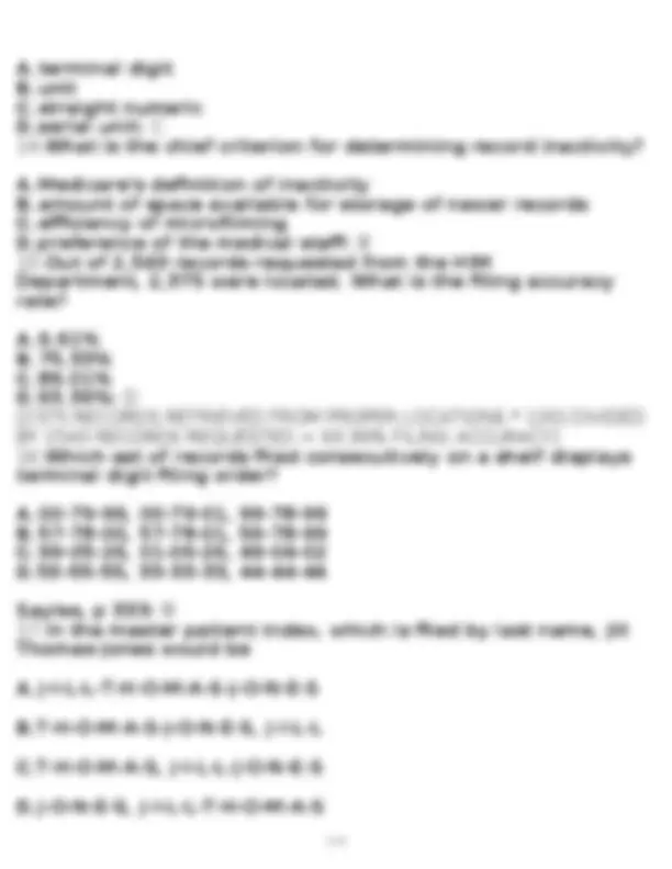 Health Information Management: Information Retention and Access ...