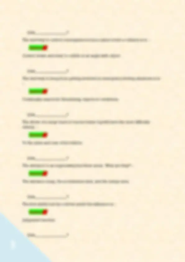 Driver's Ed Segment 1 Final Exam Quiz: Latest 2025-2026 | Exams Nursing ...