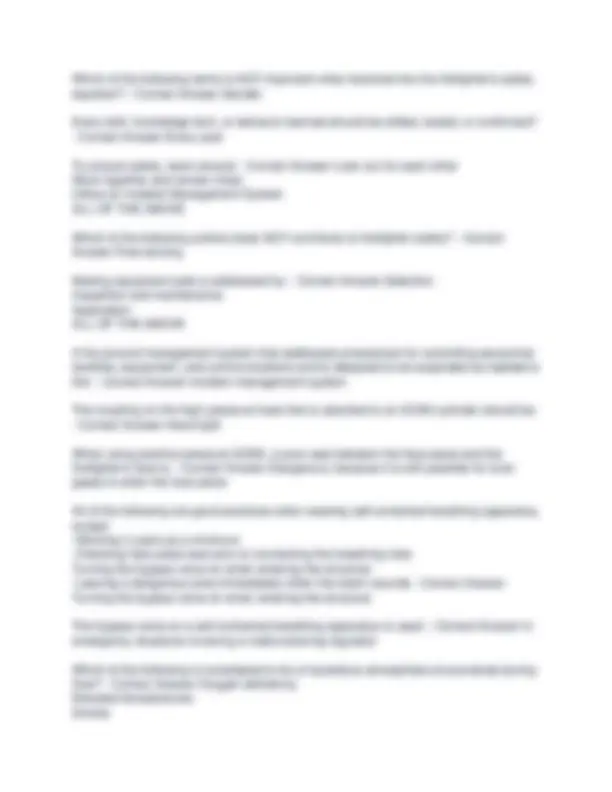 TCFP Practice Exam Test FF1 With 100% Correct And Verified Answers 2025 ...