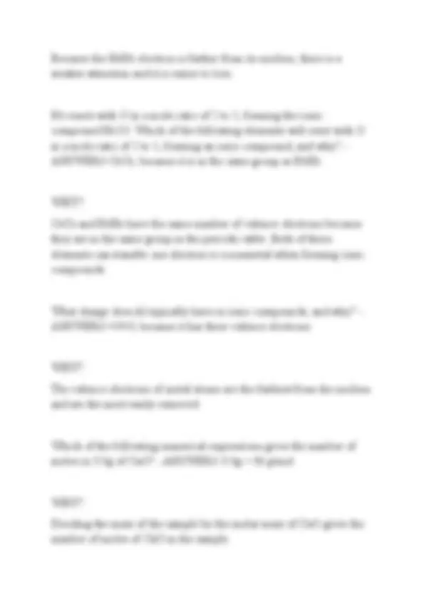 AP CHEMISTRY - AP CLASSROOM UNIT 1 PROGRESS CHECK: MCQ QUESTIONS AND ...