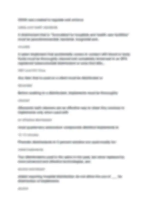 COSMETOLOGY STATE BOARD EXAM- INFECTION CONTROL- PRINCIPLES AND ...