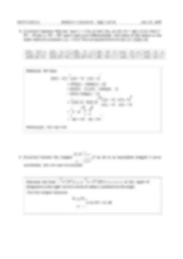 MATH 2551-G MIDTERM 2 VERSION B SUMMER 2025 WITH SOLUTIONS COVERS SECTIONS 14.3-14.8, 15.1 ...