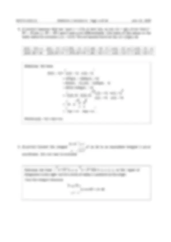 MATH 2551-G MIDTERM 2 VERSION A (WITH SOLUTIONS) SUMMER 2025 COVERS SECTIONS 14.3-14.8, 15 ...
