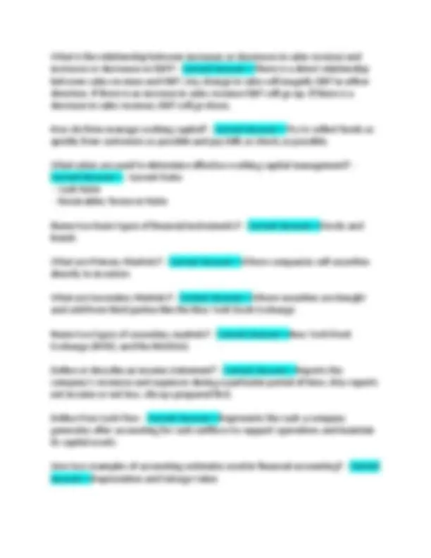 WGU C214 OA Financial Management Exam Questions and Answers Updated (2025-2026) (Verifie | Exams ...