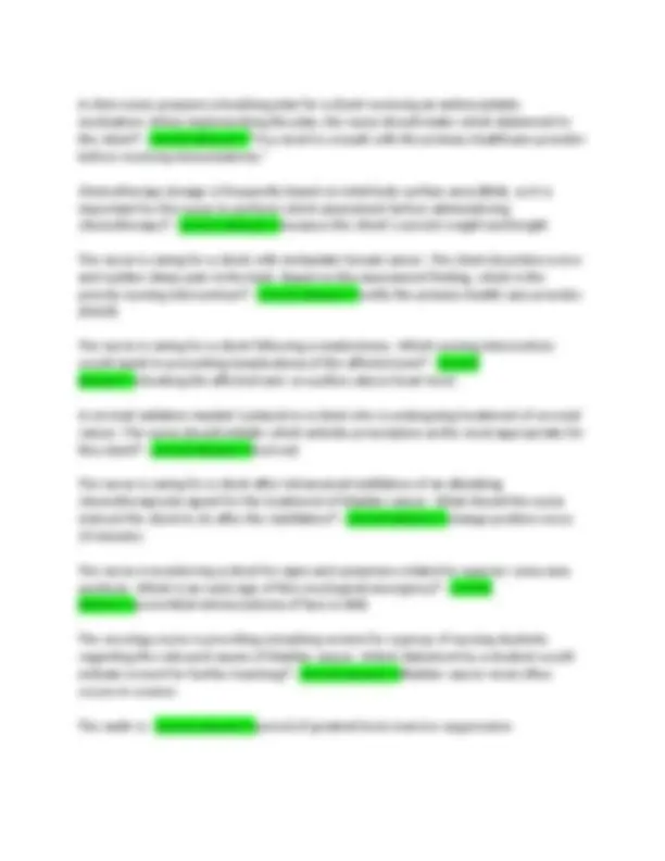 Oncology Exam Questions and Answers 2025-2026 | Exams Nursing | Docsity