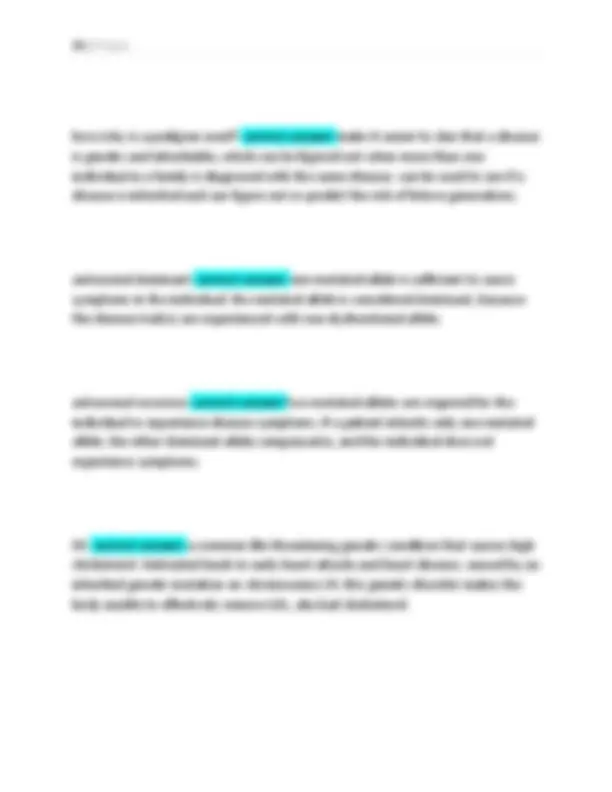 PLTW Biomedical Science Final Exam Q&A 2025/2026 | Exams Nursing | Docsity