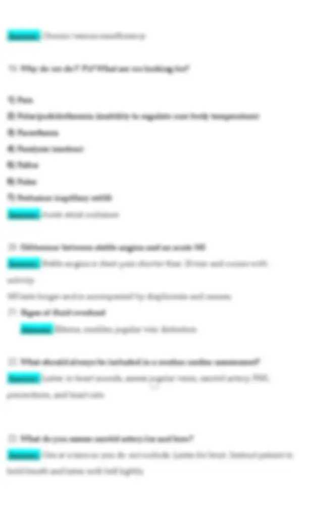 NSG 121 Exam 3 Study Guide 2025/2026 – Herzing Health Assessment ...