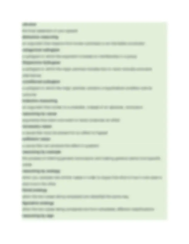 Public Speaking Final Exam Study Guide: Key Concepts and Theories ...