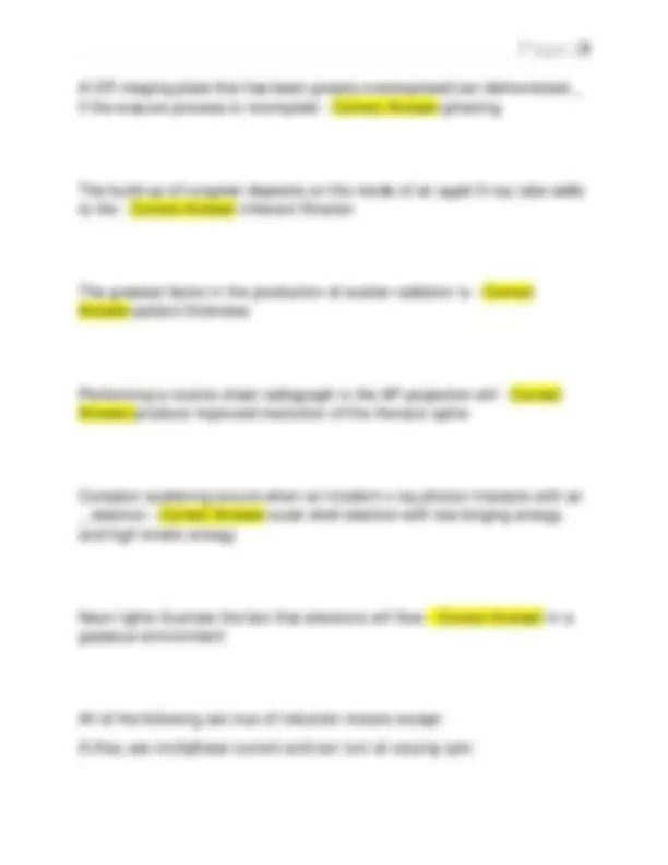 Radiography Exam Questions and Answers: LMRT Study Guide 2025 | Exams ...