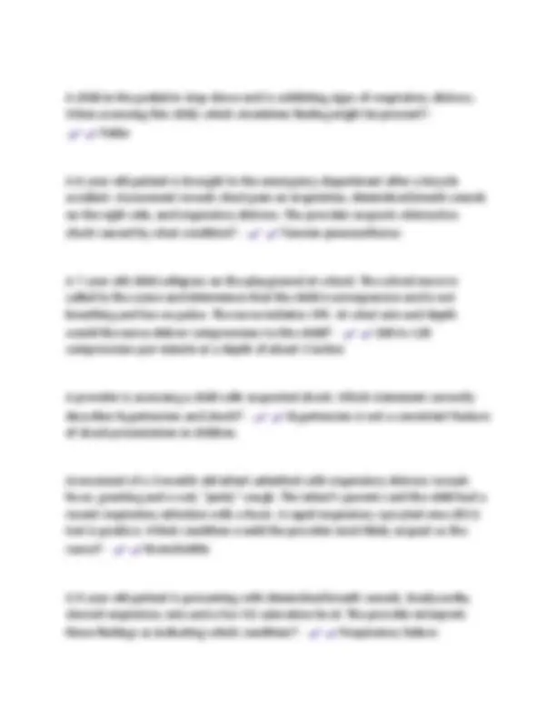 PALS Exam Questions and Answers: Pediatric Advanced Life Support ...