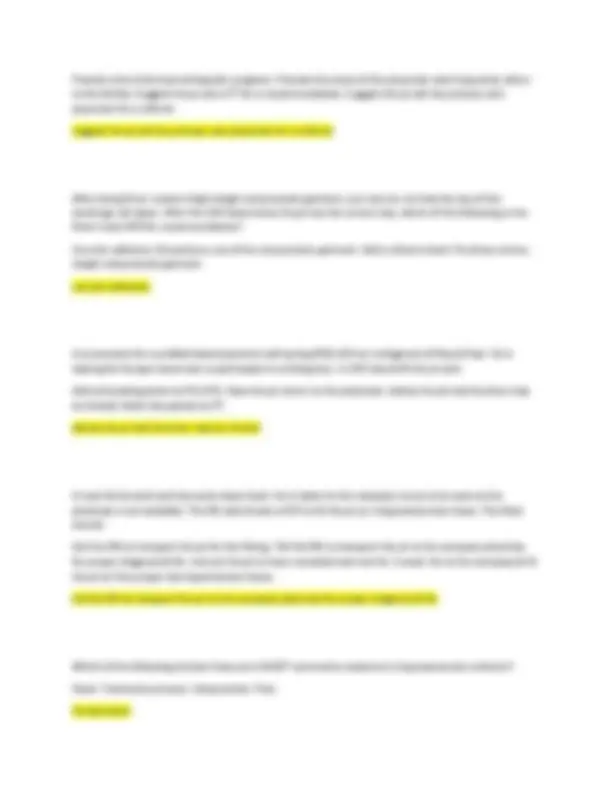Orthotic Fitter PSI Online Exam Questions | Exams Nursing | Docsity