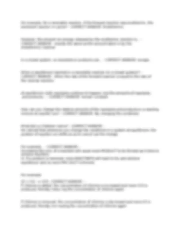 GCSE Chemistry: Rates and Equilibrium Questions with Answers | Exams ...