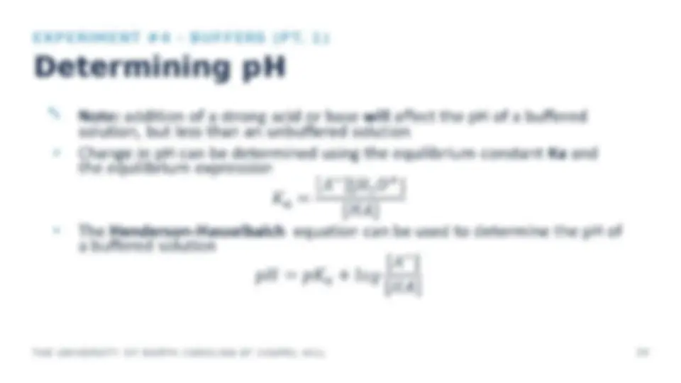 Analytical Preparation of a Buffer Solution: A Laboratory Experiment ...