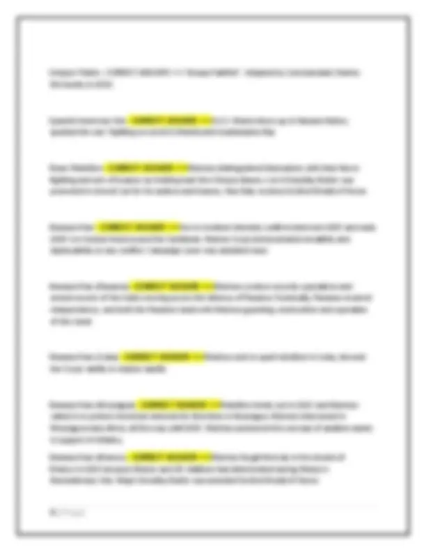 USMC History Exam Questions and Answers 2025 | Exams Nursing | Docsity