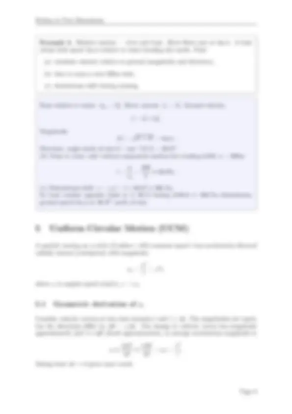 Motion in Two Dimensions — Step-by-Step Notes & Worked Examples (Clear ...
