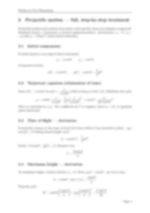 Motion in Two Dimensions — Step-by-Step Notes & Worked Examples (Clear ...