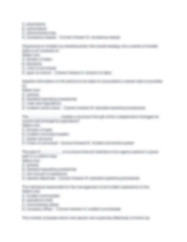 TCFP Firefighter I/II Chapters 1-5 Test Exam with 100% Correct Answers ...