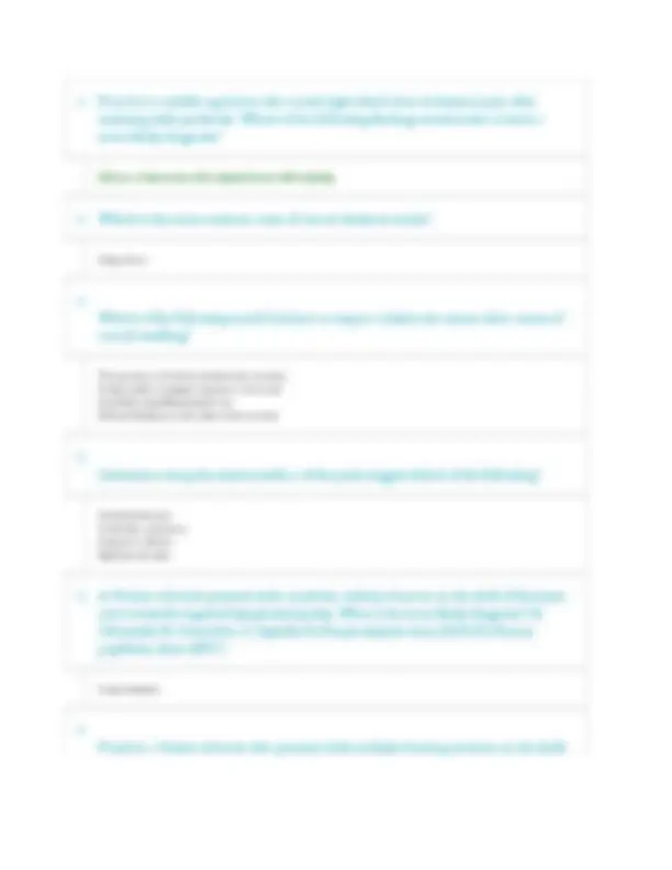 NSG 6020 Week 8 Quiz Study Guide | Exams Nursing | Docsity