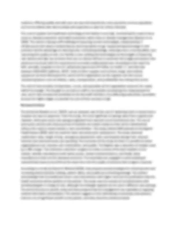 Healthcare Environment and Leadership: Analyzing National Healthcare ...