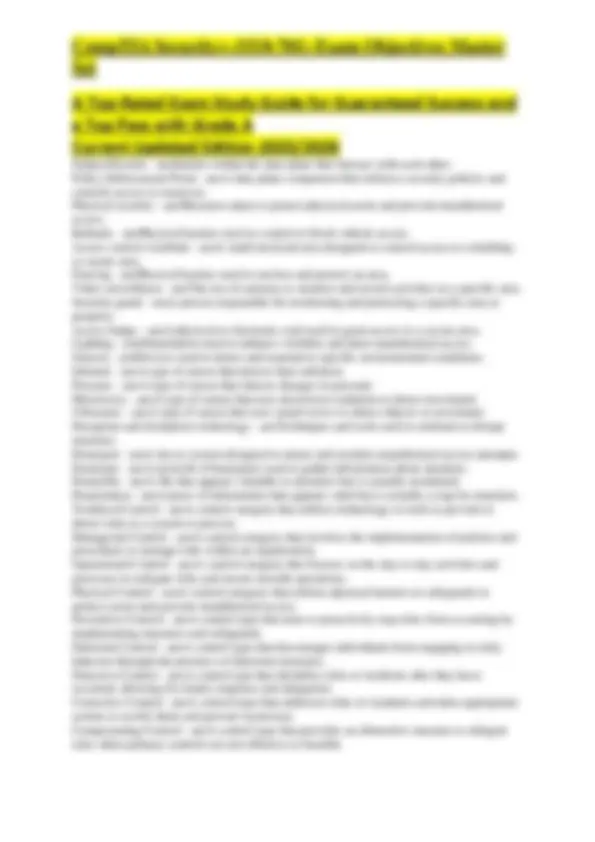 CompTIA Security+ (SY0-701) Exam Objectives Master Set: 2025/2026 Study ...