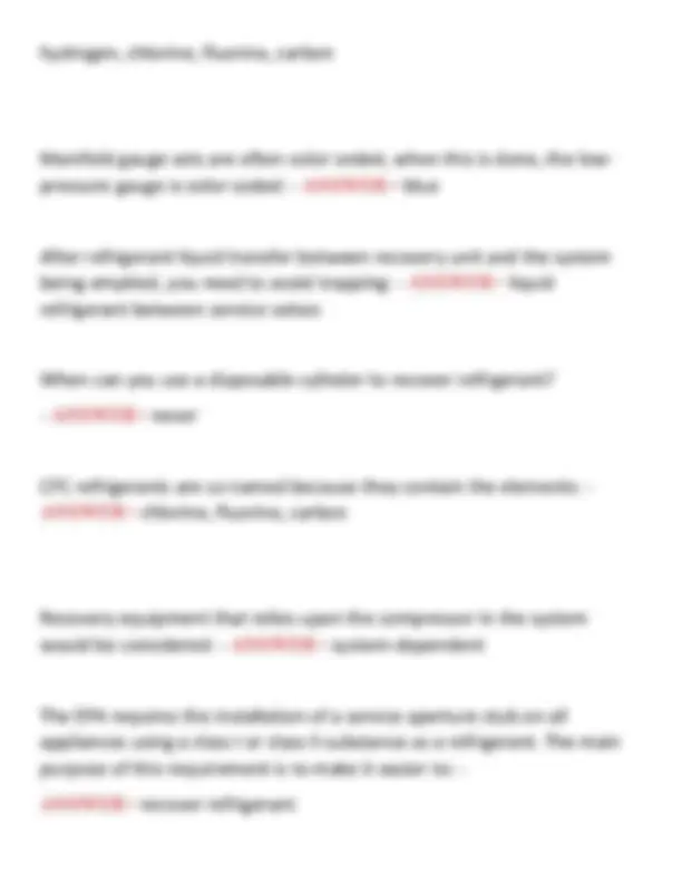 SkillCat EPA 608 & Core Final Exam | Verified Questions & Answers ...