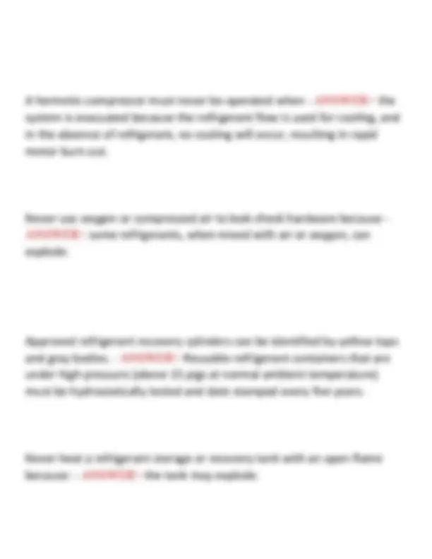 SkillCat EPA 608 & Core Final Exam | Verified Questions & Answers ...
