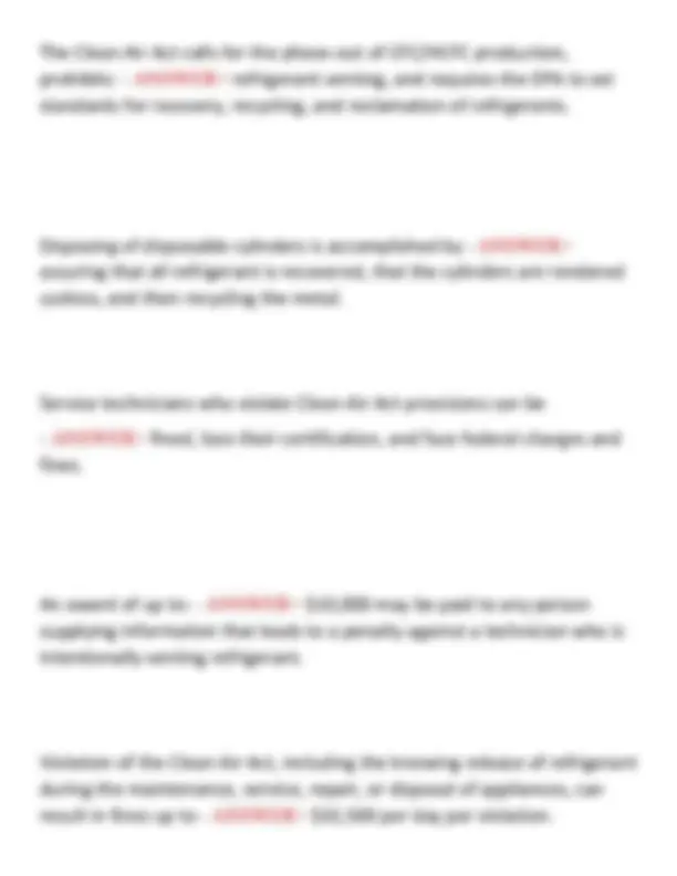 SkillCat EPA 608 & Core Final Exam | Verified Questions & Answers ...