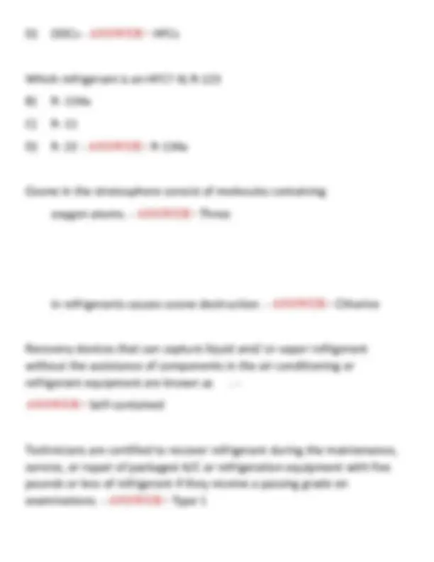 SkillCat EPA 608 & Core Final Exam | Verified Questions & Answers ...