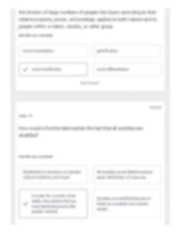 WGU C273 Introduction to Sociology |PA | Pre- Assessment | Actual ...