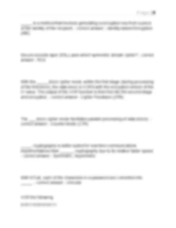 INTRODUCTION TO CRYPTOGRAPHY – WGU D334 EXAM UPDATED EXAM WITH VERIFIED SOLUTIONS. | Exams ...