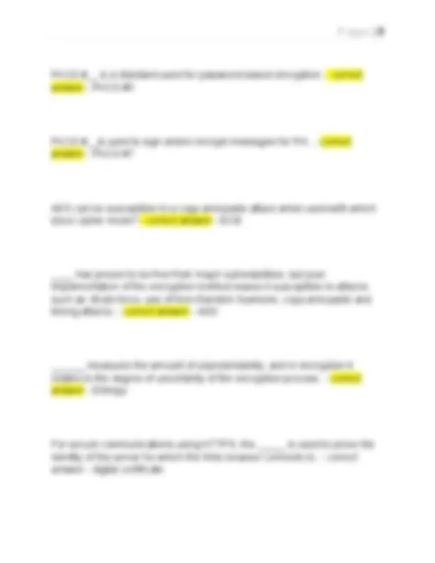 INTRODUCTION TO CRYPTOGRAPHY – WGU D334 EXAM UPDATED EXAM WITH VERIFIED SOLUTIONS. | Exams ...