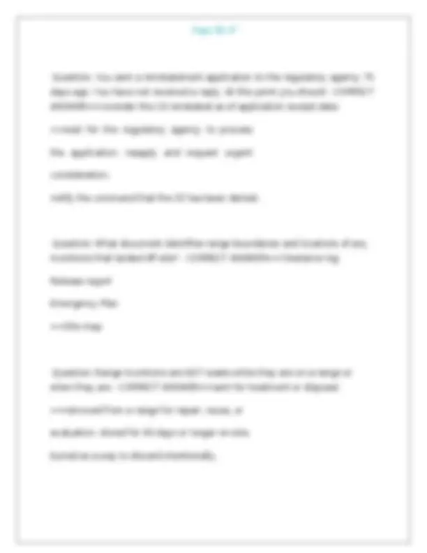 MILITARY MUNITIONS RULE- AMMO 68 STUDY GUIDE EXAM ALL WITH 280 ...