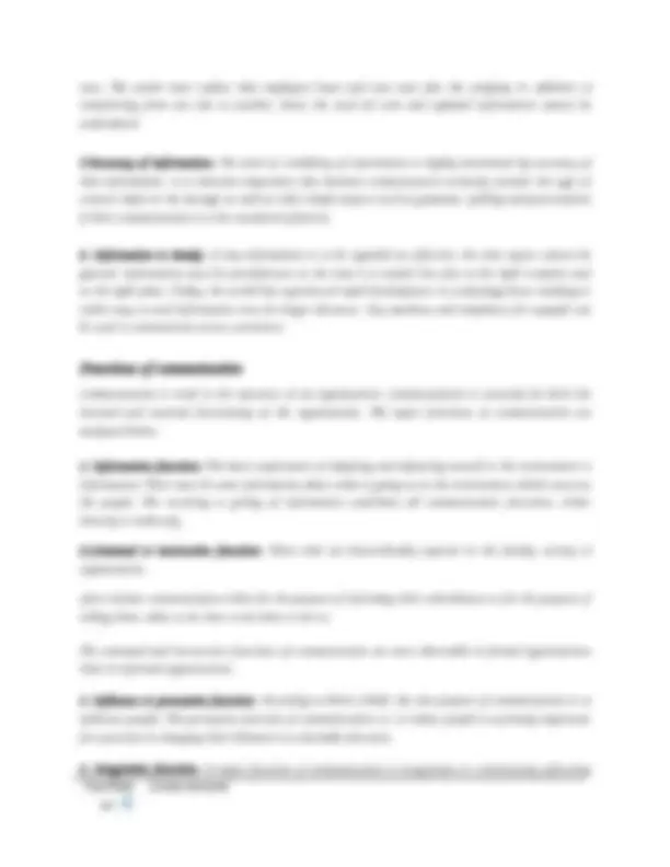 Communication lecture notes for introduction to communication | Lecture ...