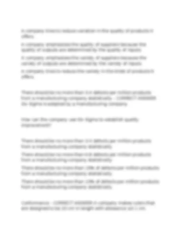 WGU C720 Operations and Supply Chain Management PA Exam 140 Questions ...