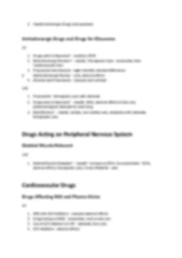 Bhalani 2nd year 2022 | Cheat Sheet Medicine | Docsity