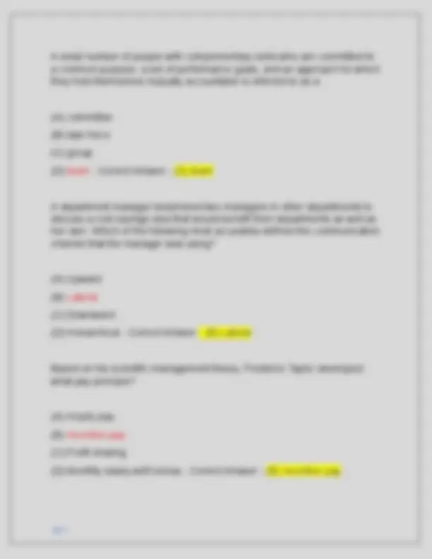 ETS MAJOR FIELD TEST IN BUSINESS LATEST 2024 COMPLETE EXAM 450 PRACTICE ...