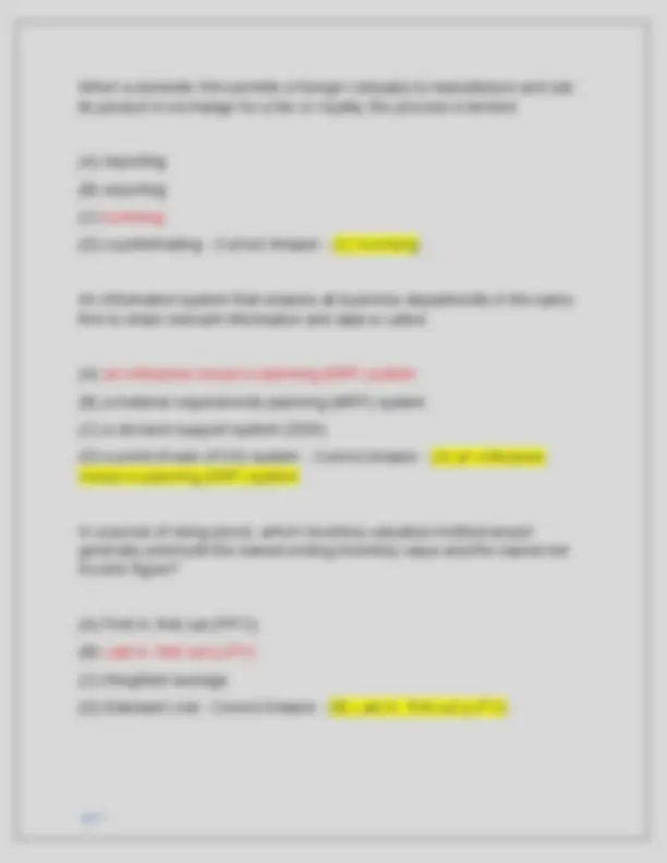 ETS MAJOR FIELD TEST IN BUSINESS LATEST 2024 COMPLETE EXAM 450 PRACTICE ...