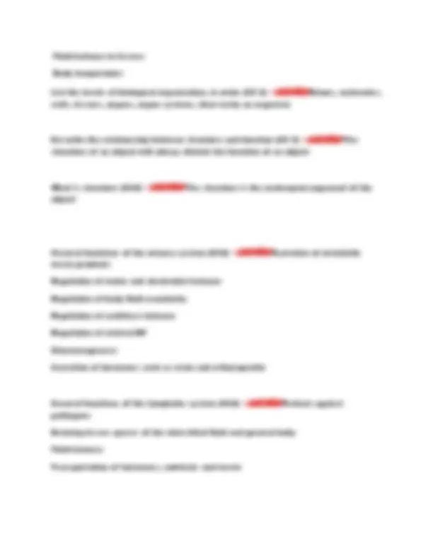 UNIT 1 EXAM BIO 120.pdf | Exams Nursing | Docsity