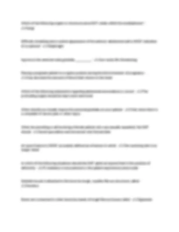 EMT Exam 13: Complete Q&A with Verified Solutions-2025/2026 | Exams ...