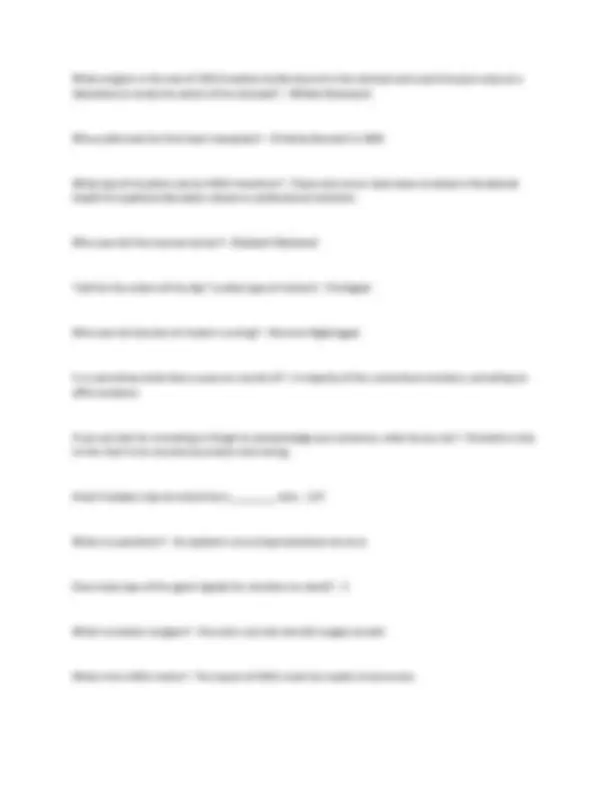 HOSA BOWL study guide 2025/2026 – Solved Questions and Answers | Exams ...