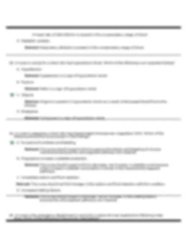 ATI practice questions types of shock latest upload correctly answered ...