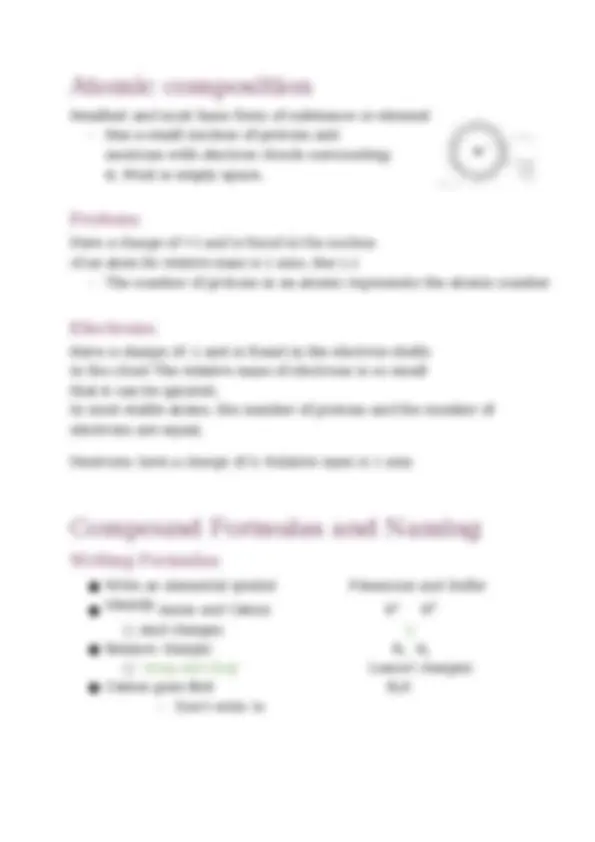 Chemistry Study Notes: Electron Configuration, Bonding, and Reaction ...