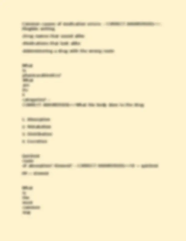 Pharmacology Exam Questions and Answers for Advanced Practice Nurses ...